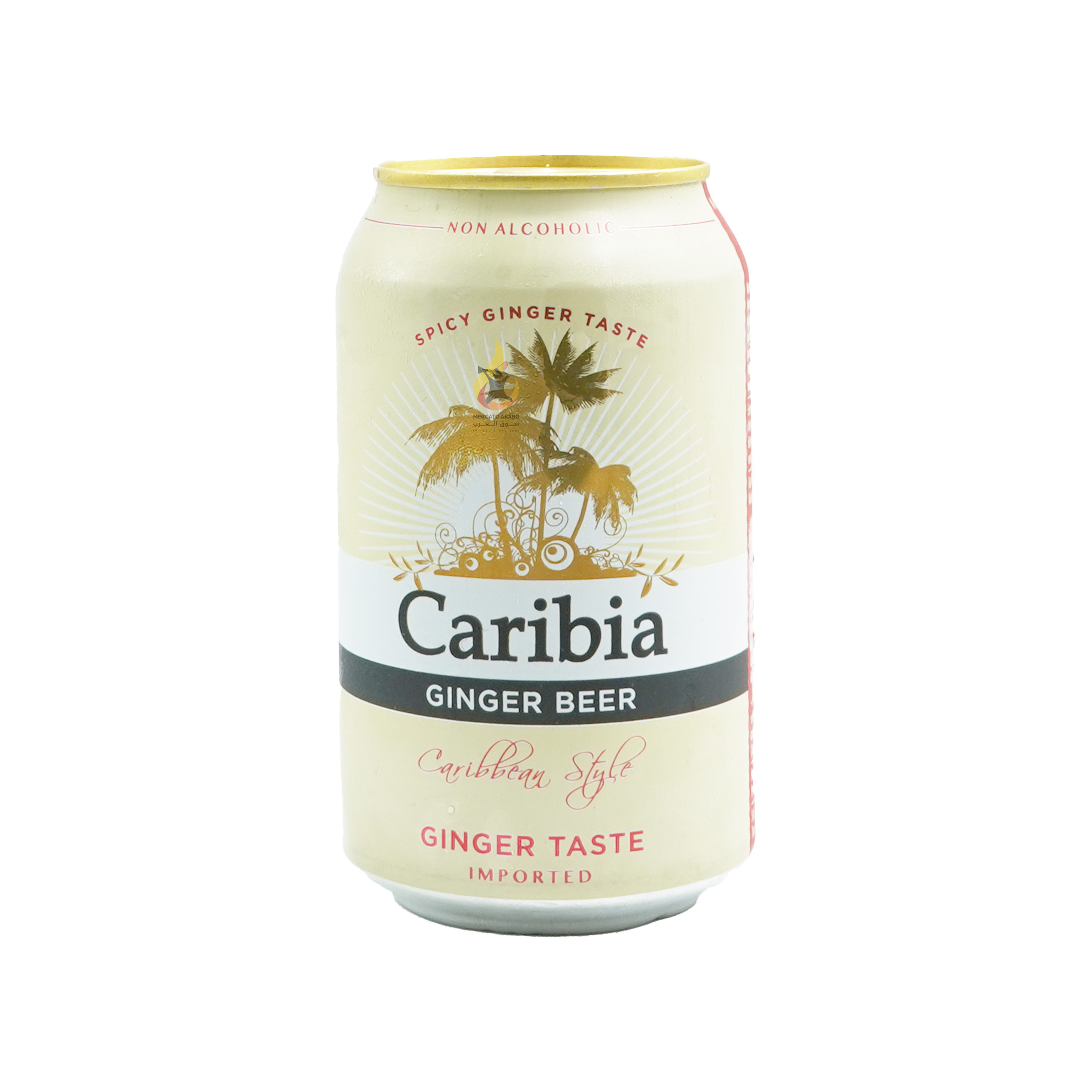 Caribia, Ginger Beer Bevanda analcolica Gusto Zenzero 330ml - Mercato Arabo