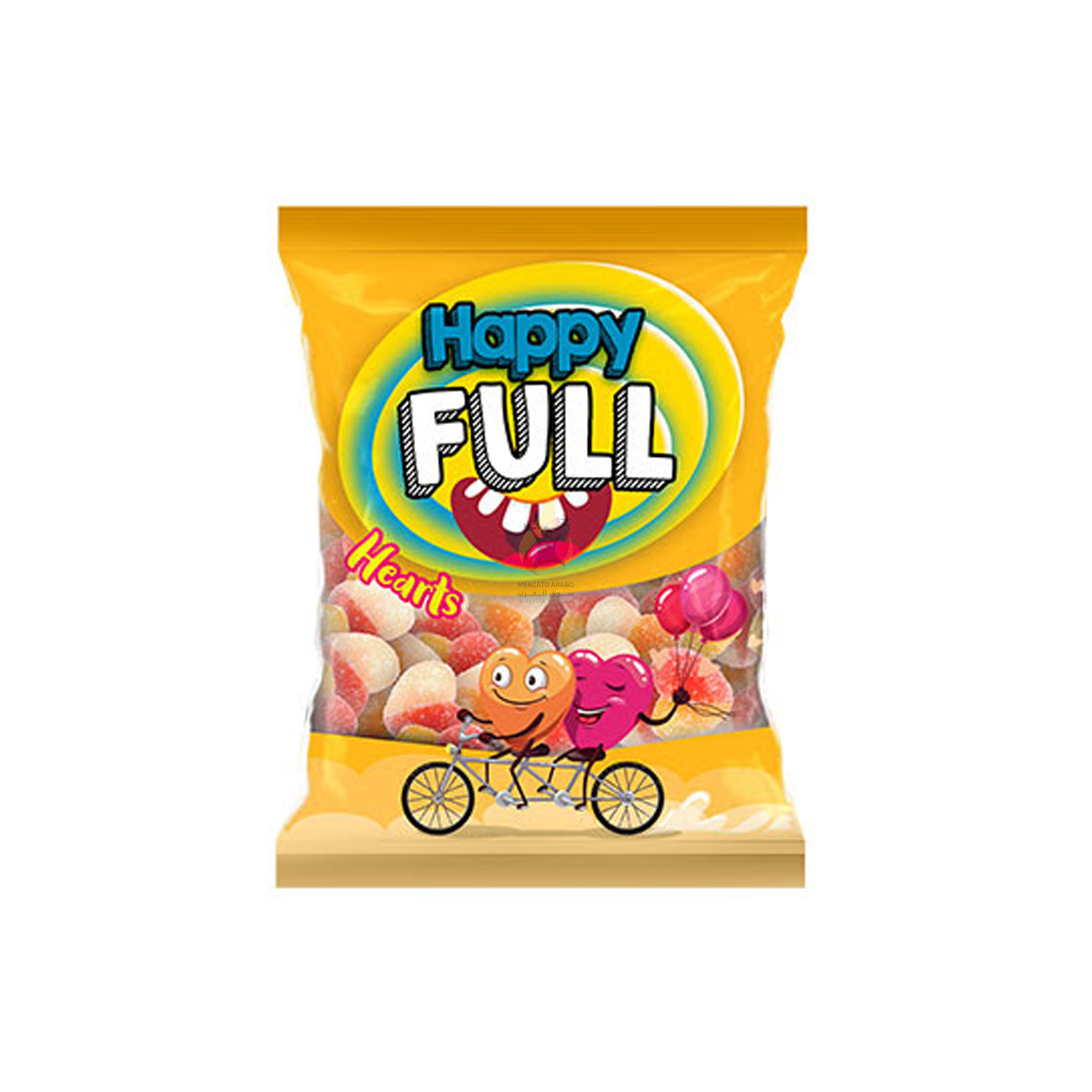 Happy Full, Caramelle Gommose alla Frutta Halal 14gr - Mercato Arabo
